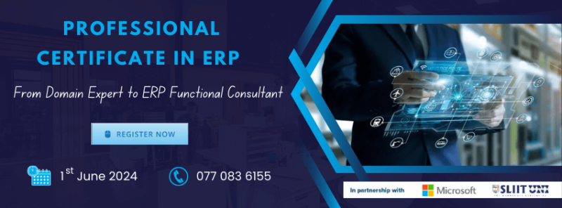 Professional Certificate in ERP – SLIIT